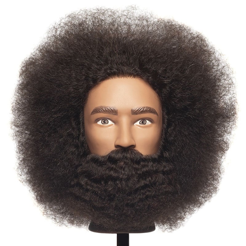 Elijah - 100% Human Textured Hair Mannequin - Pivot Point International
