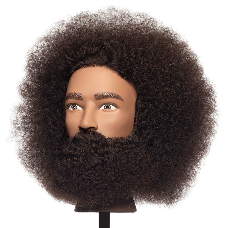 Elijah - 100% Human Textured Hair Mannequin - Pivot Point International