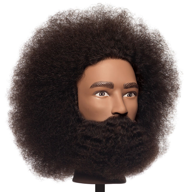 Elijah - 100% Human Textured Hair Mannequin - Pivot Point International