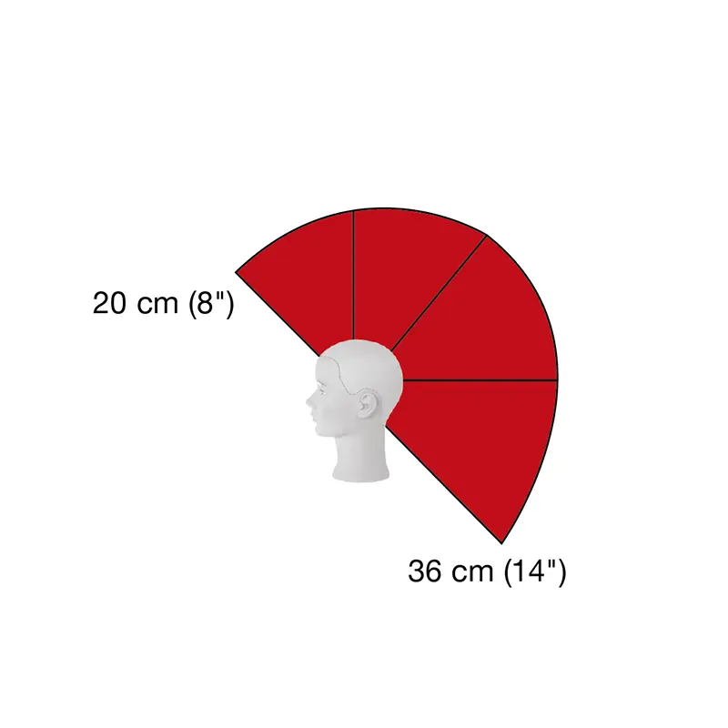 Rectangle Increase Cap - 100% Human Hair - Pivot Point International